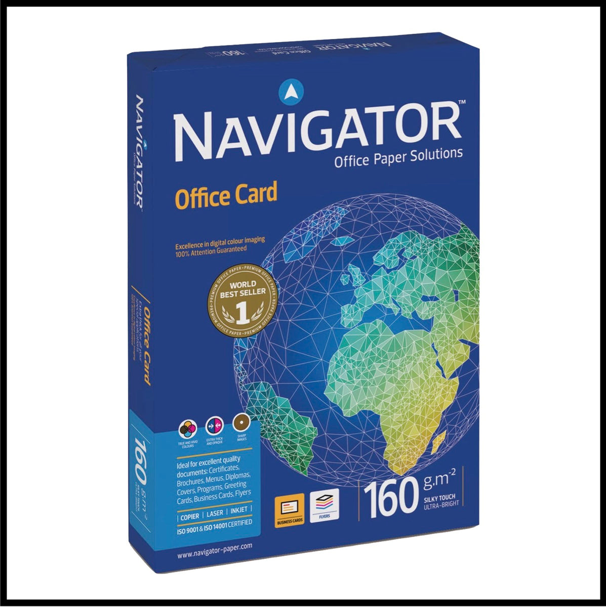 Navigator Office Card Paper A4 160gsm (250 Sheets) – 247.ink