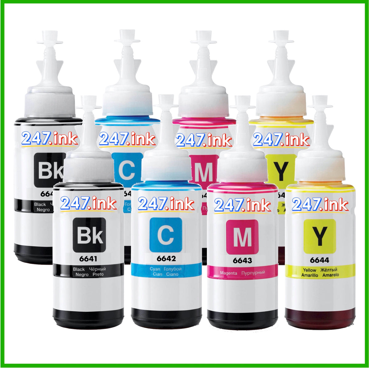 Compatible Ink Bottles for 664 Epson EcoTank (70ml) – 247.ink